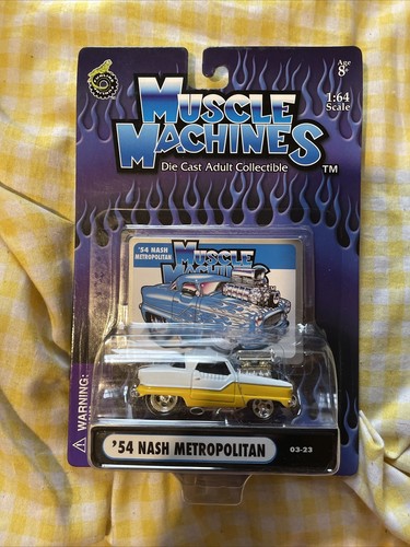 Muscle Machines 1954 '54 Nash Metropolitan Hot Rod 1:64 Diecast 03-01 ...