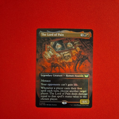The Lord of Pain | Foil Extended Art | Duskmourn Commander | MTG | 0003 ...