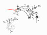 Brand New Front Right Subframe Carrier End Stop Mercedes C216/W221 ...