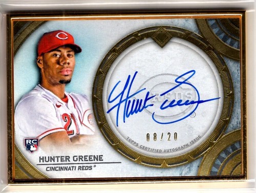 2022 Topps Transcendent Auto HUNTER GREENE Gold Framed RC AUTOGRAPH 08/ ...