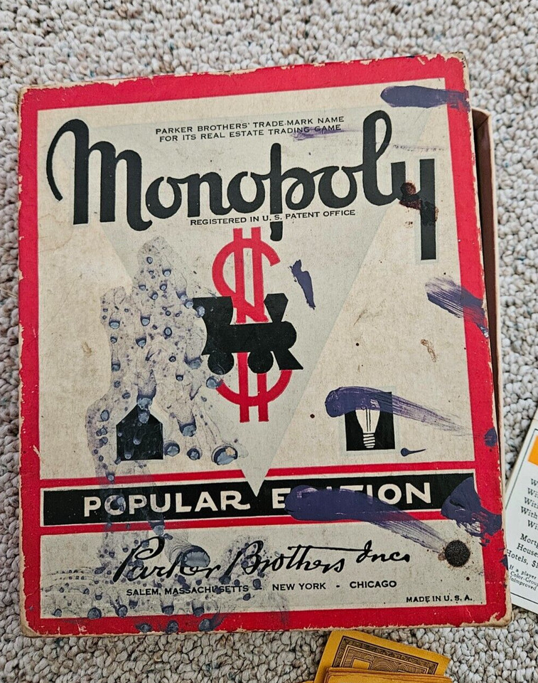 Monopoly Vintage Board Games for sale | eBay
