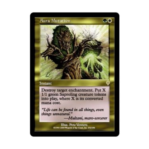 WOTC MtG Invasion Aura Mutation (R) (Foil) VG | eBay
