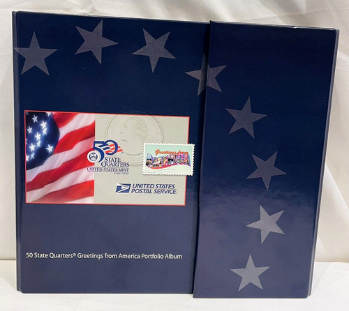 USPS 50 State Quarters Greetings from America Portfolio Album 1999 ...
