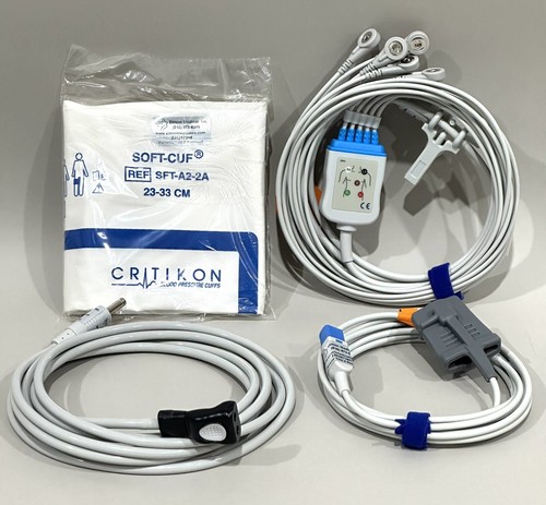 Philips IntelliVue X3 Accessories Kit Bundle - Cuff, Hose, SpO2, 5-Lead ...