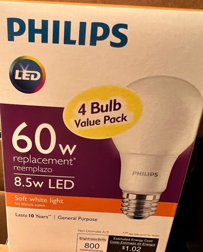 PHILIPS A19 LED 60W REPLACEMENT REEMPLAZO/16 PACK/BRAND NEW | eBay
