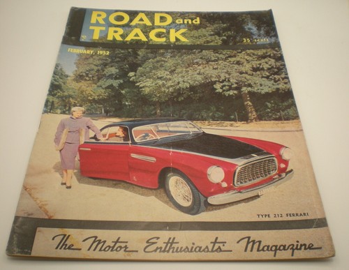 Vintage Road And Track Magazine 1952 February | eBay
