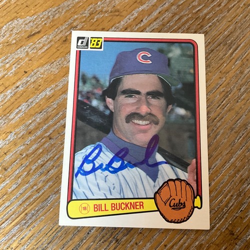 Autographed 1983 Donruss. BILL BUCKNER ( DEC.). #L-1 | eBay