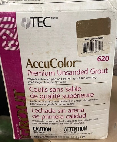 Grout - Tec AccuColor 620 Premium Unsanded 25# | eBay