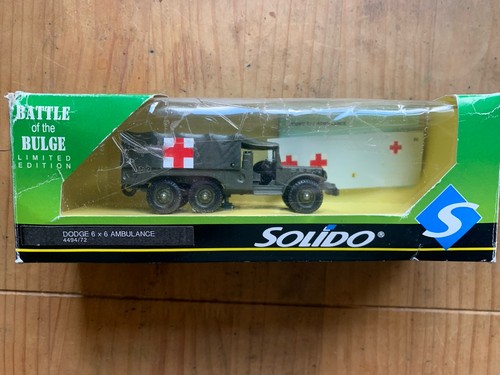 Solido Battle Of The Bulge Limited Edition Dodge 6-6 Ambulance Die Cast ...