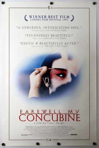 Farewell My Concubine - original movie poster 27x40 1993 ROLLED - Award ...