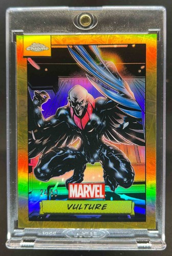 2024 Topps Chrome Marvel Vulture Gold Refractor #24/50 | eBay