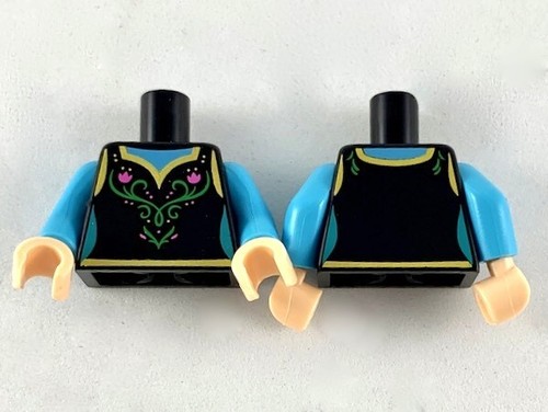 New LEGO Princess Embroidered Costume Top Princess Torso Body Ana ...