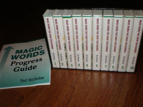 TED NICHOLAS Magic Words That Grow Your Business (20 CD Audio Set with ...