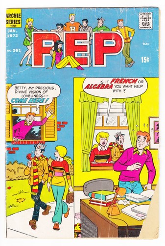 PEP COMICS #261, ARCHIE SERIES, 1972, GD | eBay