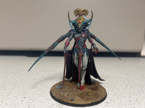 Shalaxi Helbane Slaanesh Warhammer 40K Chaos Deamons peint | eBay