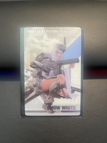Goddess of Victory NIKKE SNOW WHITE Gun Girl Metal Card Collection ...