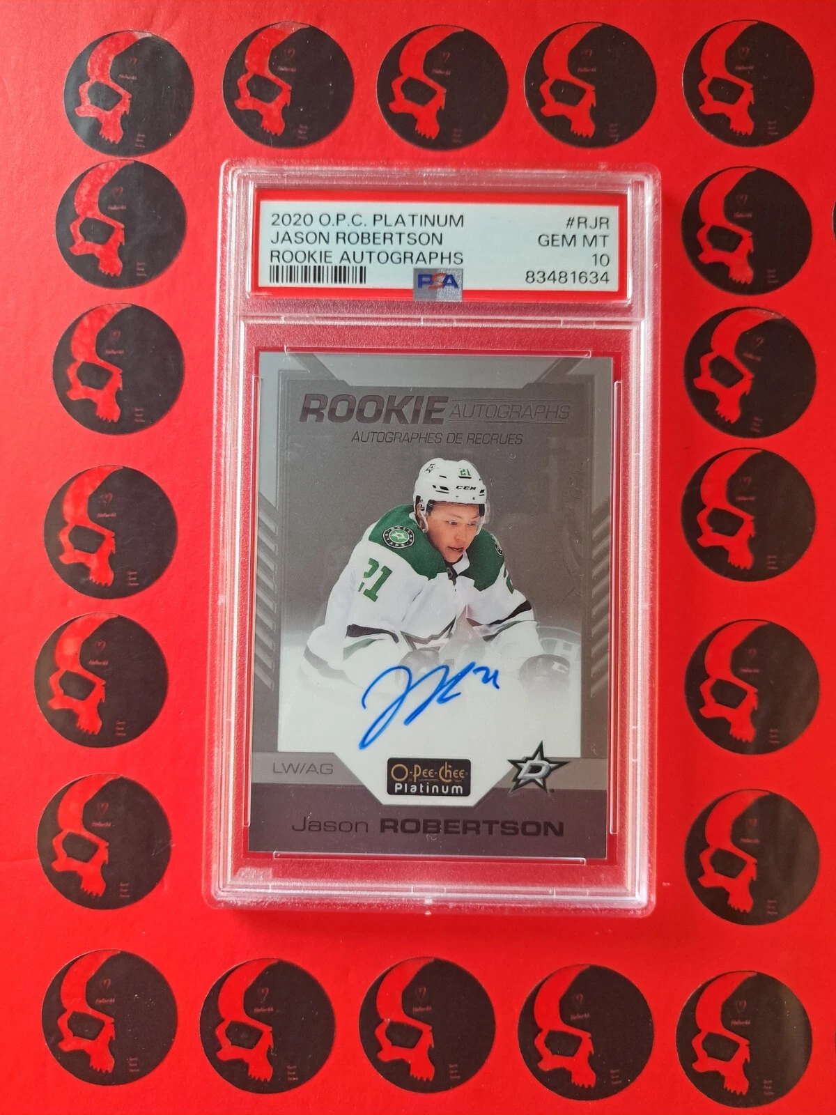 Jason Robertson 2020 O-Pee-Chee Platinum #R-JR Rookie Autographs Price ...