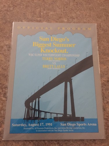 Terry Norris Vs Brett Lally Program | eBay