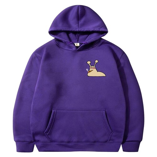 SLUG THUG Smokin' SLUG Embroidery Hoodie Streetwear Sweatshirt Stoner ...