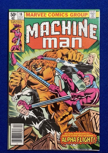 Machine Man #18 Alpha Flight Steve Ditko NICE COPY HARD TO FIND | eBay