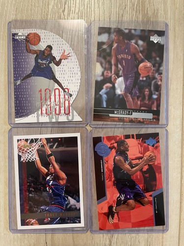 Tracy McGrady 4 card mini lot - Inserts - NBA Raptors T-Mac 1998 1999 ...
