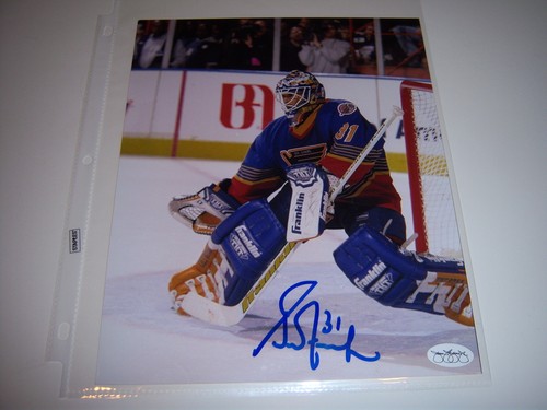 GRANT FUHR ST.LOUIS BLUES JSA/COA SIGNED 8X10 PHOTO | eBay
