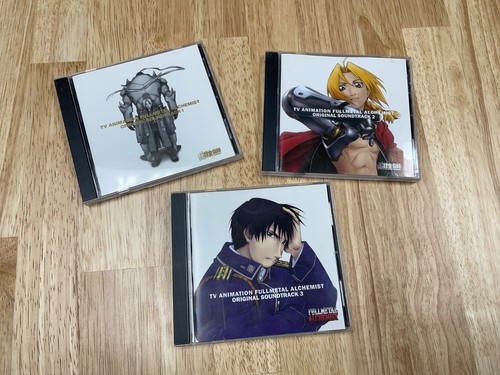 Fullmetal Alchemist Soundtracks 1, 2 & 3 OST TV ANIME Music CDs lot ...