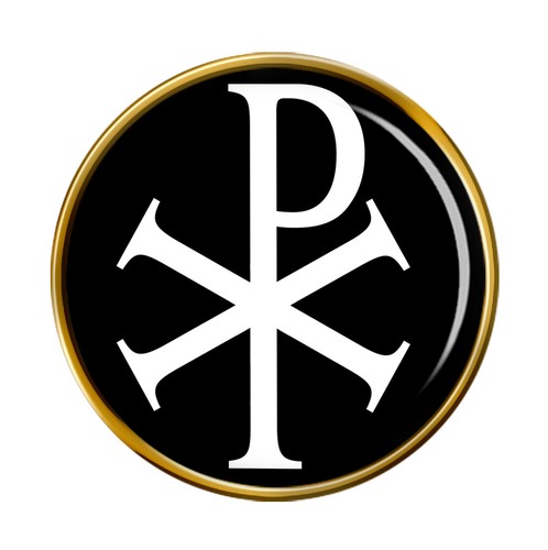 Chi-Rho Chrismon Pin Badge | eBay UK