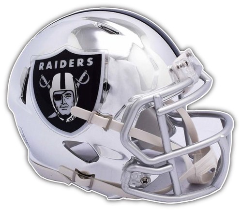 Oakland Raiders NFL Helmet Car Bumper Sticker Decal - 3'' or 5'' | eBay