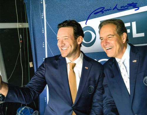 CBS Sports NFL Masters Jim Nantz Signed Autograph Auto 8x10 Photo W ...