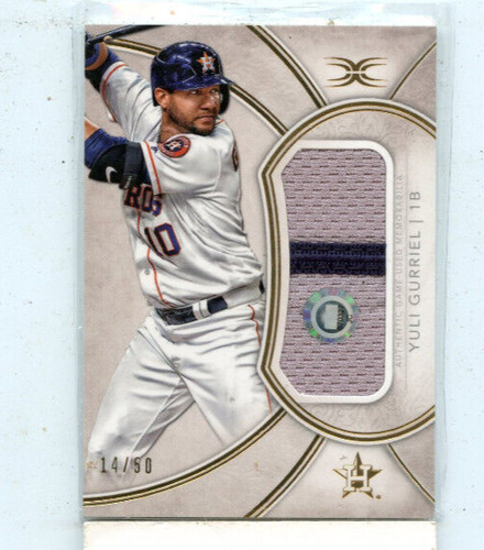 YULI GURRIEL 2018 Topps Definitive Collection Jumbo Jersey Relic #D /50 ...