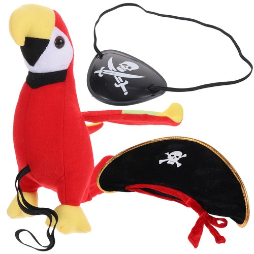 Pirate Hat Mask Parrot Cosplay Costume Accessories Elder Decorative ...