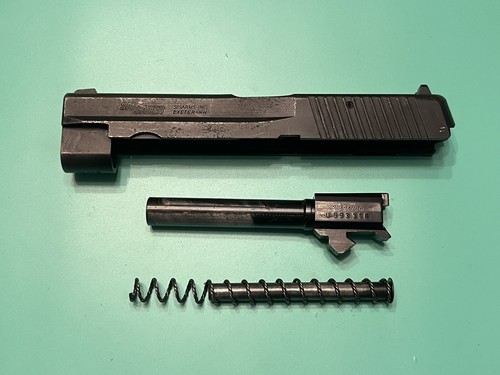 USED OEM SIG SAUER P226 COMPLETE BLACK SLIDE BARREL GUIDE ROD SPRING ...