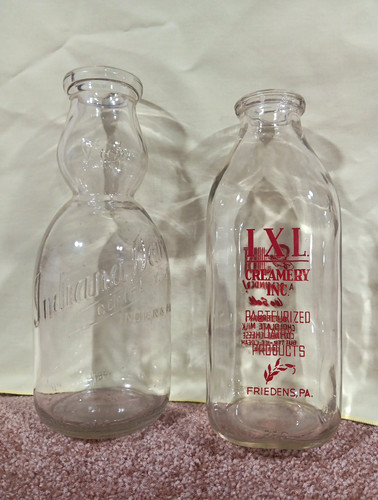 IXL CREAMERY INC FRIEDENS, PA INDIANA DAIRY INDIANA PA GLASS MILK ...