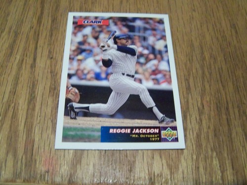 REGGIE JACKSON CLARK 1993 UPPER DECK BASEBALL CARD #C3 | eBay