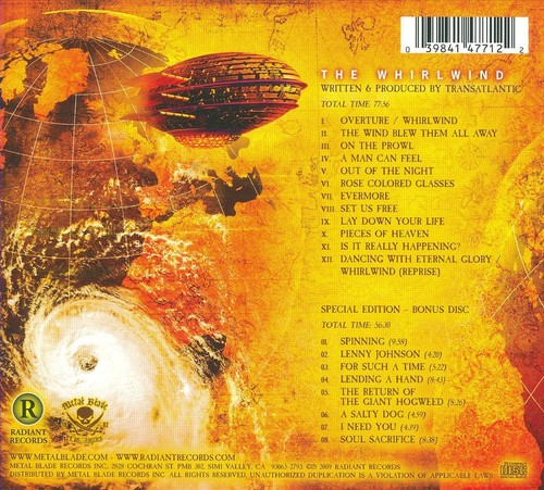 TRANSATLANTIC - THE WHIRLWIND NEW CD 5052205050521| eBay