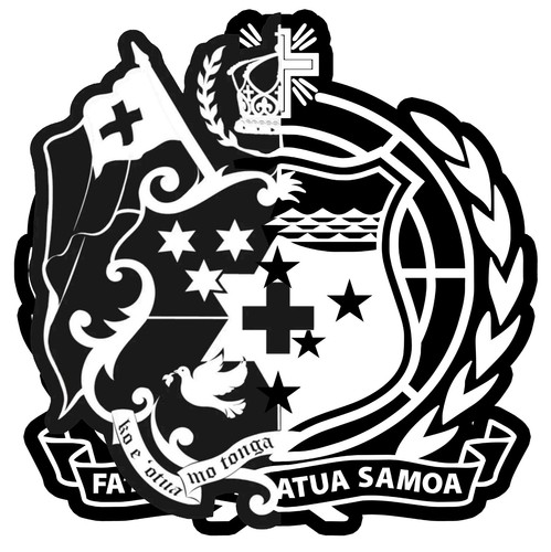 TONGA SAMOA COAT OF ARMS 100MM HIGH 100mm wide | eBay Australia