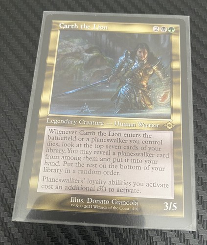 MTG Carth the Lion X1 MH2 Retro Modern Horizons 2 418 Regular Rare NM ...