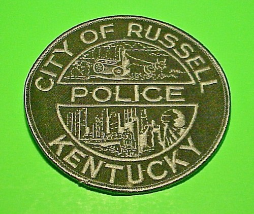 RUSSELL KENTUCKY KY SUBDUED 4 1/2" POLICE PATCH FREE SHIPPING!!! | eBay