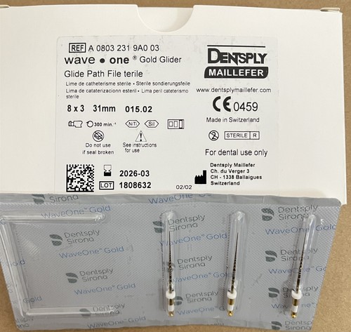 Waveone Gold Glider 31mm ENDODONTIC RECIPROCATING Glide Path File ...
