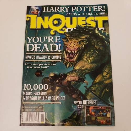 InQuest Gamer #66 October 2000 MTG DRAGON BALL Z POKEMON | eBay