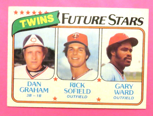 1980 Topps Future Stars, Minnesota Twins - DAN GRAHAM, RICK SOFIELD ...