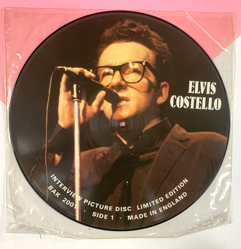 ELVIS COSTELLO Interview 1987 UK Double Sided Picture Disc *EXCELLENT ...