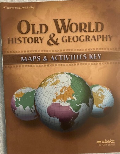 Abeka Old World History Maps &Worksheet Key | eBay