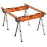 2Pc Mastercraft Sawhorse Metal Folding Non-slip Surface Saw Horse 120KG ...