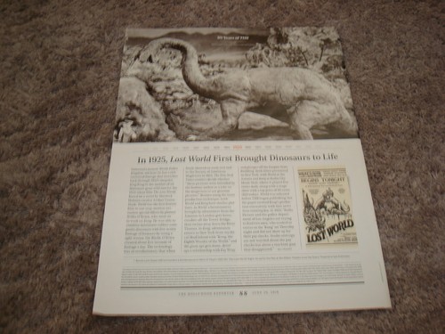 THE LOST WORLD 2018 article of the 1925 silent film with dinosaur ...