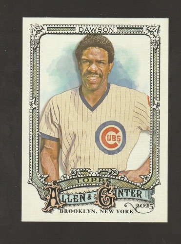2025 Topps Allen & Ginter #301 Andre Dawson card, Chicago Cubs HOF | eBay