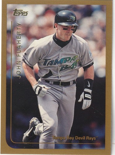 FREE SHIPPING-MINT-1999 Topps John Flaherty #4 DEVIL RAYS | eBay