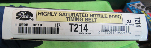 GATES T214 HIGHLY SATURATED NITRILE TIMING BELT -- NEW OLD STOCK | eBay