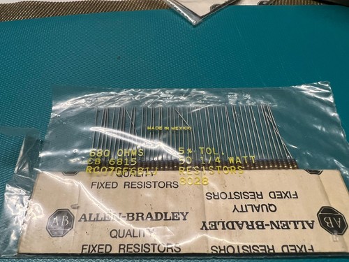 allen bradley resistors 680 ohm 1/4W5% (45 pcs) | eBay
